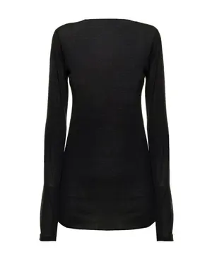 ANN DEMEULEMEESTER Round Neck Long Sleeve T-shirt