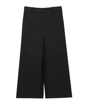 Saint Laurent Wool Check Culottes