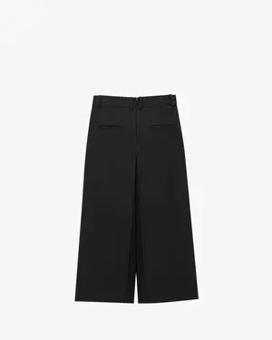 Saint Laurent Wool Check Culottes