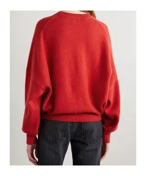Khaite Long-sleeved Knitted Shirt - Red