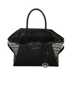 Michael Kors Monogram Paneled Tote Bag