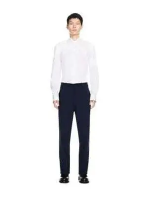 Off-White Mid-rise Straight Leg Pants - Black