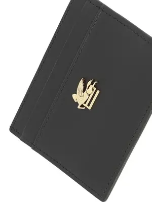 Etro Leather Credit Card Holder With Pegaso