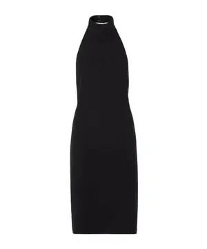 Burberry Sleeveless Mini Bib Dress - Black