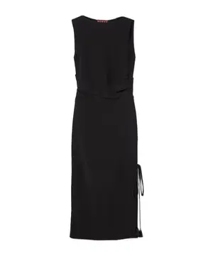 Gucci Silk Crêpe Dress With Embroidery - Black
