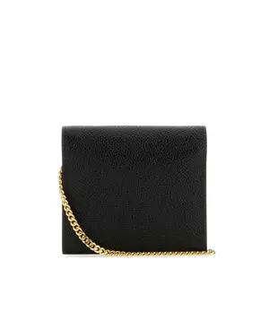 Thom Browne Rwb Stripe Strapped Wallet