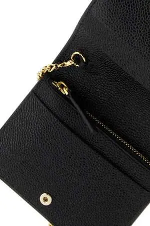 Thom Browne Rwb Stripe Strapped Wallet