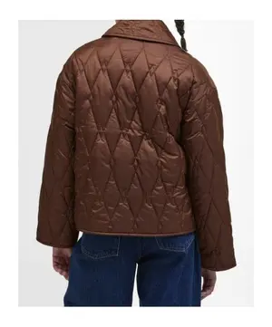 Barbour Bernadette Quilted Shell Jacket - Brown