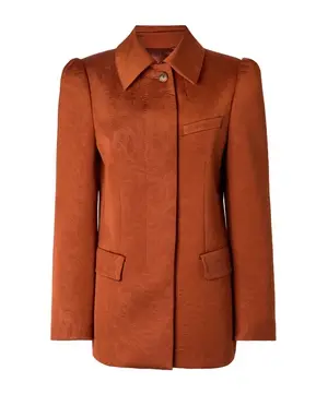 Dries Van Noten Embossed Crepe Blazer