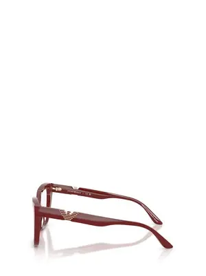 Emporio Armani Cat-eye Frame Eyeglasses - Red