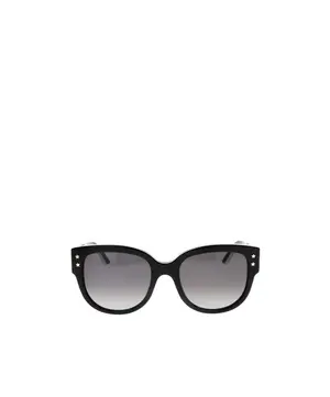 Dior Pacific B2i Round Frame Sunglasses - Black