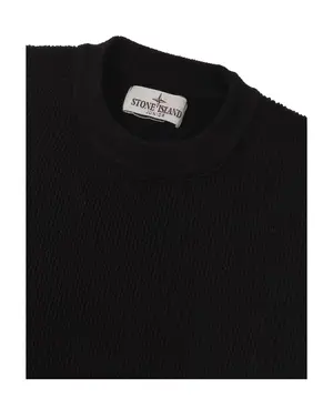 Stone Island Signature Compass-motif Knitted Jumper - Black