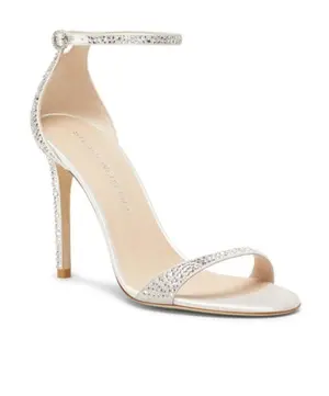 STUART WEITZMAN Embellished Stiletto Sandals