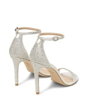 STUART WEITZMAN Embellished Stiletto Sandals