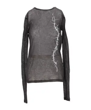 ANN DEMEULEMEESTER Fiene Printed Long Sleeve T-shirt - No