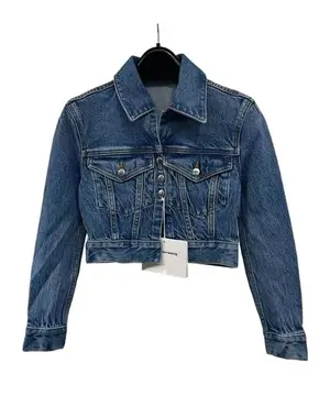 Alexander Wang Shrunken Denim Jacket - No
