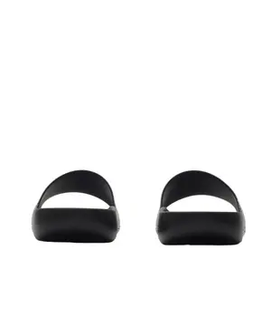 Burberry Checked Slip-on Slides - Black/calico
