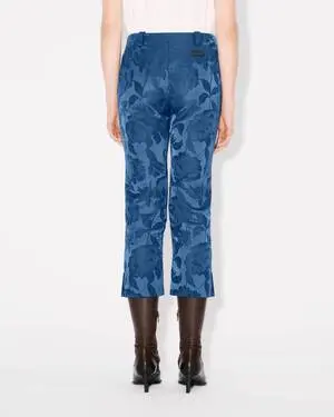 Kenzo Peonies Cropped Jacquard Pants