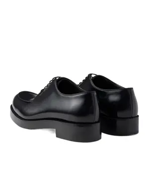 Prada Almond Toe Derby Shoes