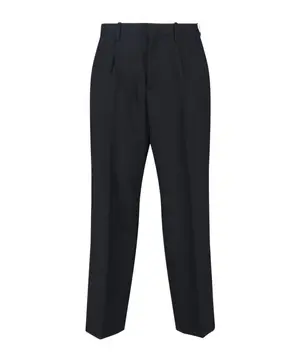 Our Legacy Pleated Front Fold Trousers - Black