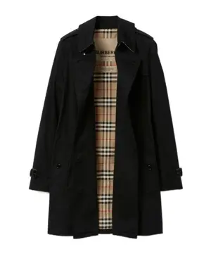 Burberry Double Breasted Belted Waist Trench Coat