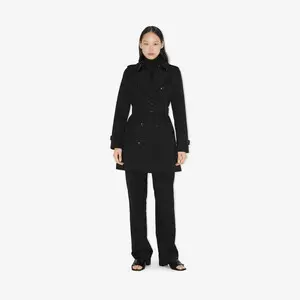 Burberry Double Breasted Belted Waist Trench Coat