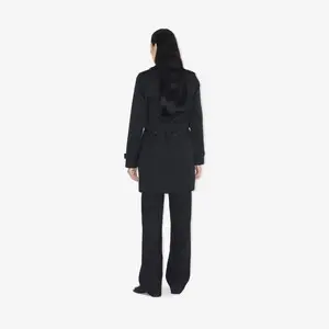 Burberry Double Breasted Belted Waist Trench Coat