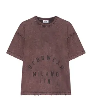Gcds Distressed-effect Graphic-print T-shirt