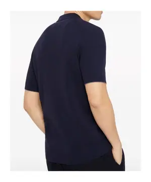 Brunello Cucinelli Fine-knitted Ribbed Polo Shirt