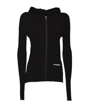 JIL SANDER Hooded Zip-up Cardigan