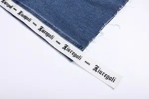 LIUREGALI Long Ribbon Detail Denim Shorts