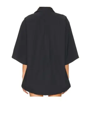 Wardrobe.NYC Wide Shoulder Box Pleat Shirt