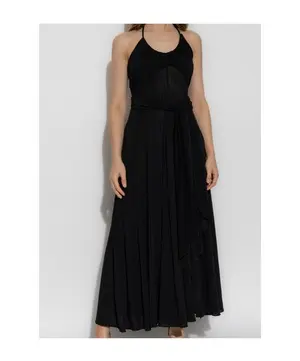 Alaïa Asymmetrical Off-the-shoulder Dress - Black