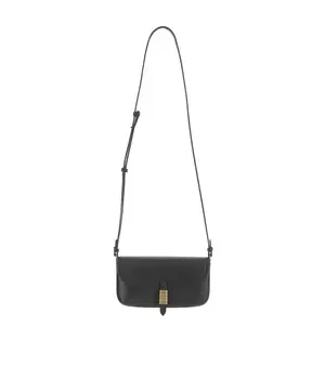 Pinko Logo Detailed Crossbody Bag - Black
