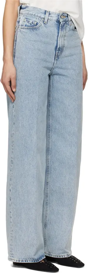 TOTEME High-waisted Straight-leg Jeans