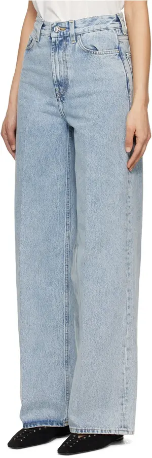 TOTEME High-waisted Straight-leg Jeans