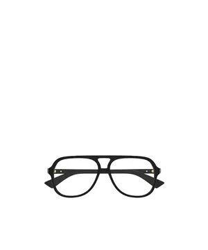 Bottega Veneta Aviator Full Rim Eyeglasses - Black