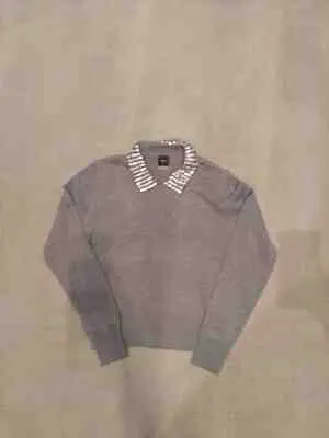Pinko Embellished Collar Knitted Jumper