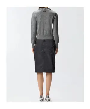 Pinko Embellished Collar Knitted Jumper