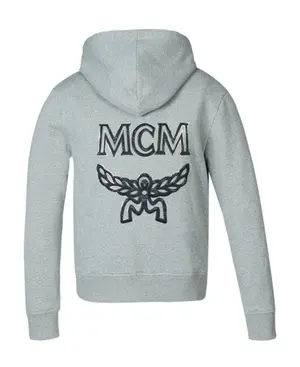 Mcm Zip-up Hooded Casual Jacket
