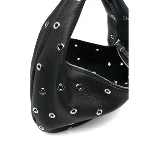 Khaite Medium Olivia Eyelet Detailed Hobo Bag