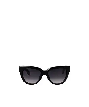 Roberto Cavalli Geometric Frame Sunglasses - Black