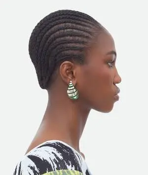 Bottega Veneta Spiral Earrings