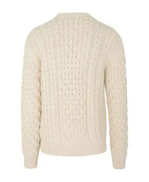 Givenchy 4g Cable Knit Sweater - Nude