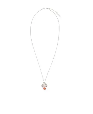 AMBUSH Mushroom Charm Detail Necklace - White