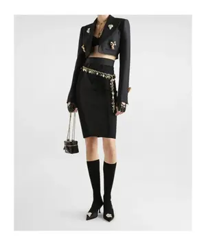 Dolce & Gabbana Embellished Cropped Jacket