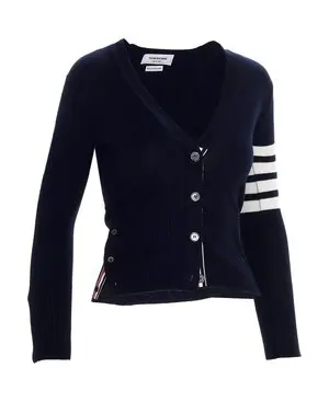Thom Browne 4-bar V-neck Cardigan