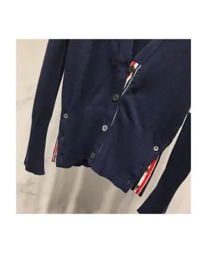 Thom Browne 4-bar V-neck Cardigan