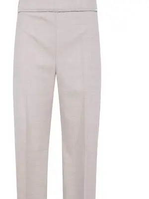 D.exterior Tailored Straight-leg Pants - White