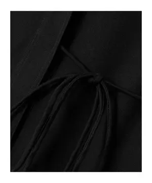 JIL SANDER Long Sleeve Collared Shirt Dress With Waist Tie